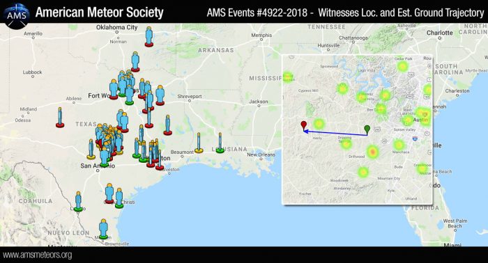 XTerraSpace: Fireball Caught on Camera over Texas